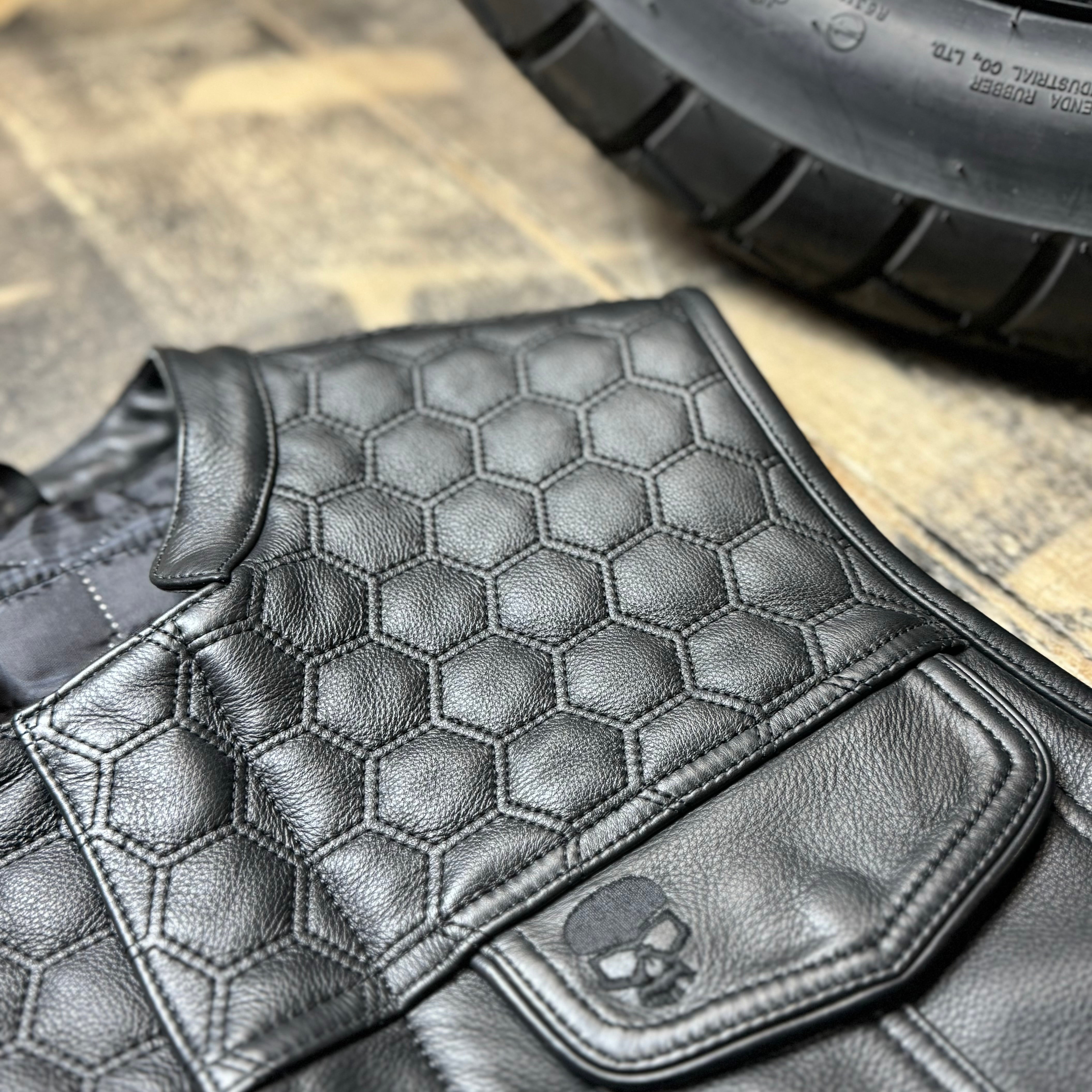 Motorcycle Cut Reaper Leather Black – BOBHEAD