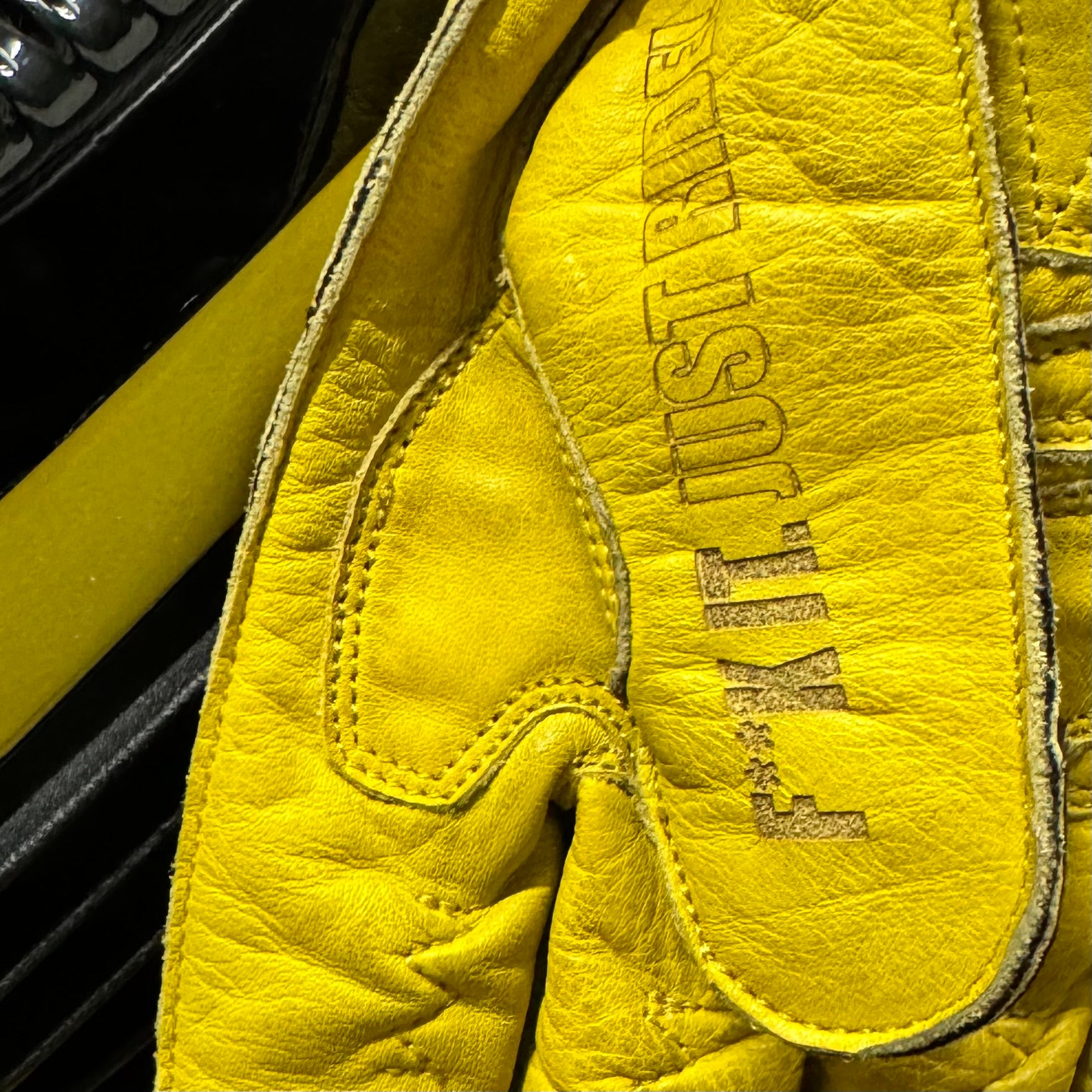 Motorcycle Glove Protective Shifter Leather Yellow – BOBHEAD