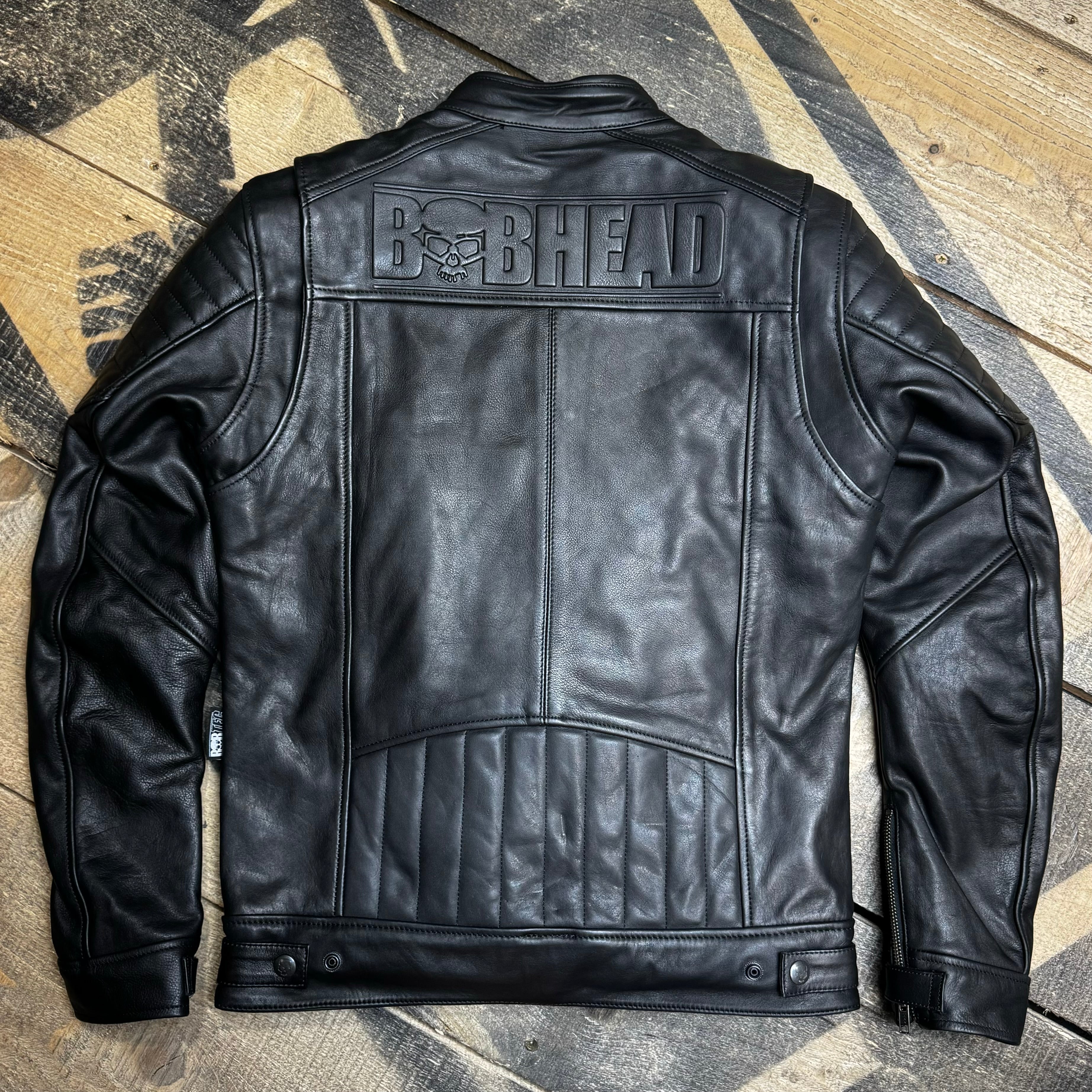 Leather Motorcycle Jacket Protective Reaper | Armored AAA – BOBHEAD