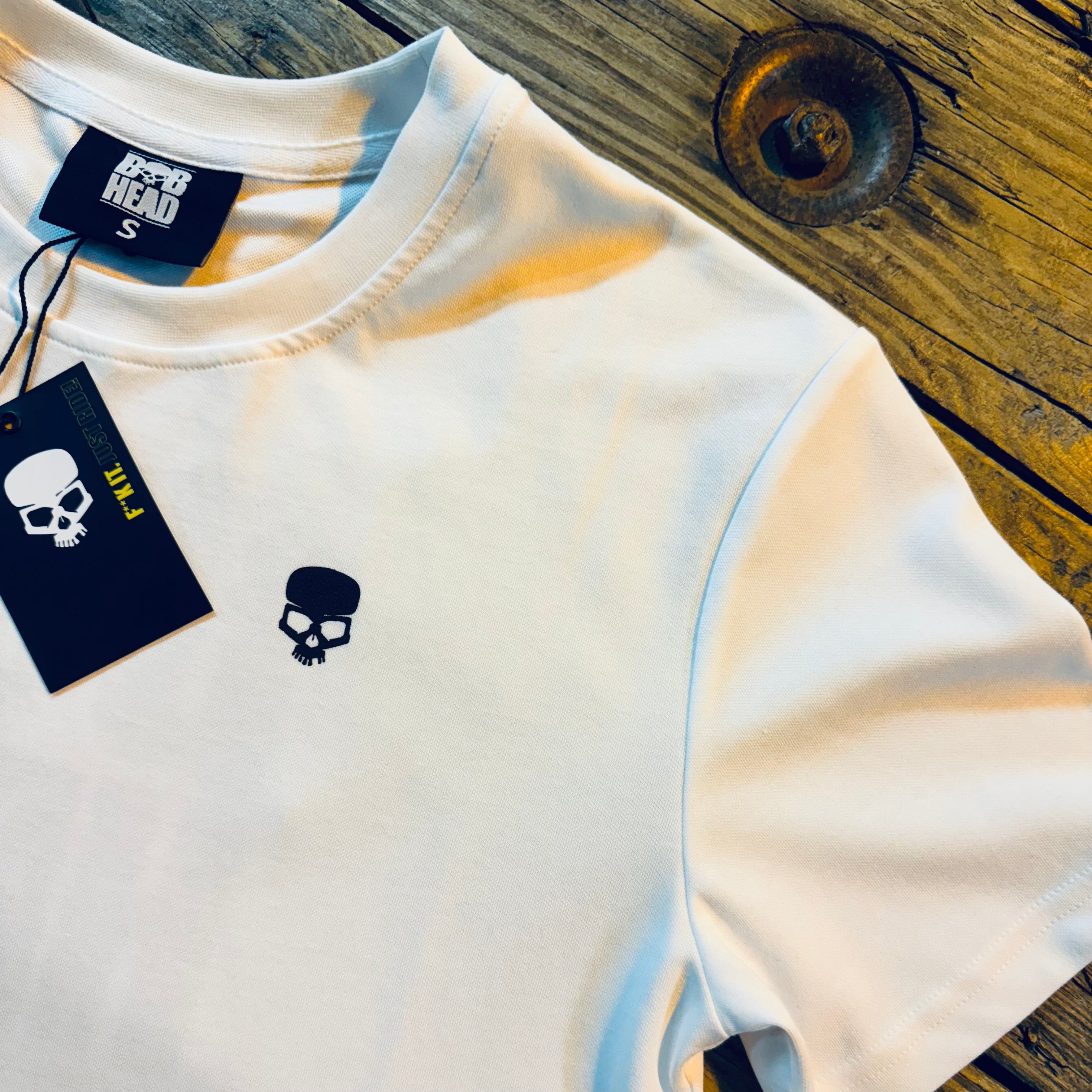 BOBHEAD OG Tech White T-Shirt